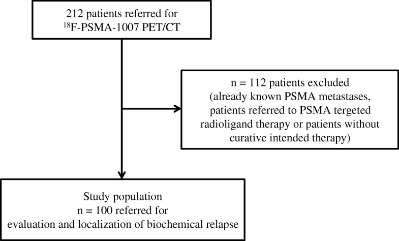 Diagnostic performance of 18F-PSMA-1007 PET/CT in patients with ...