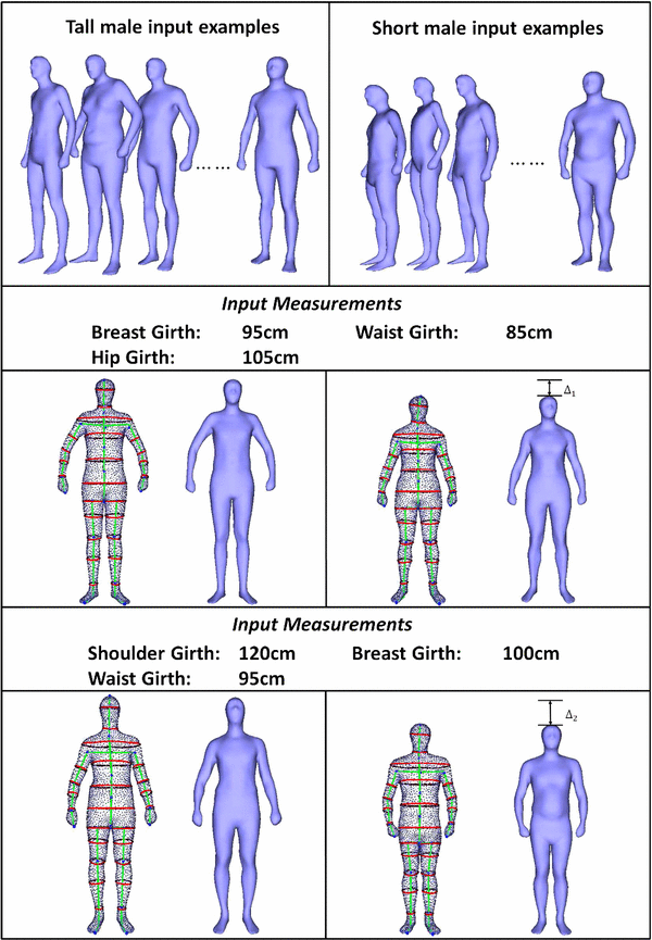 Example-guided anthropometric human body modeling | SpringerLink