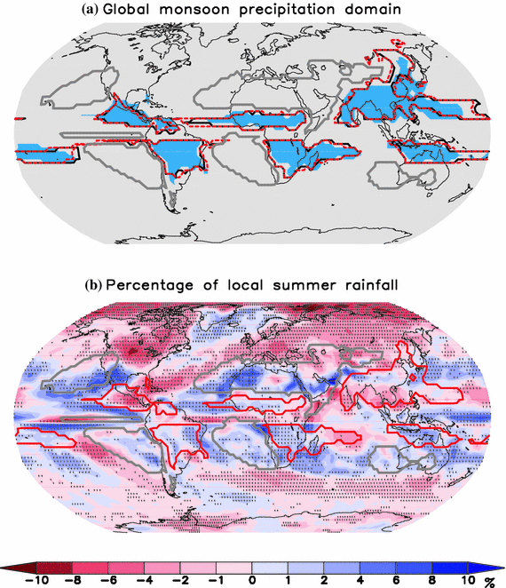 Future change of global monsoon in the CMIP5 | SpringerLink