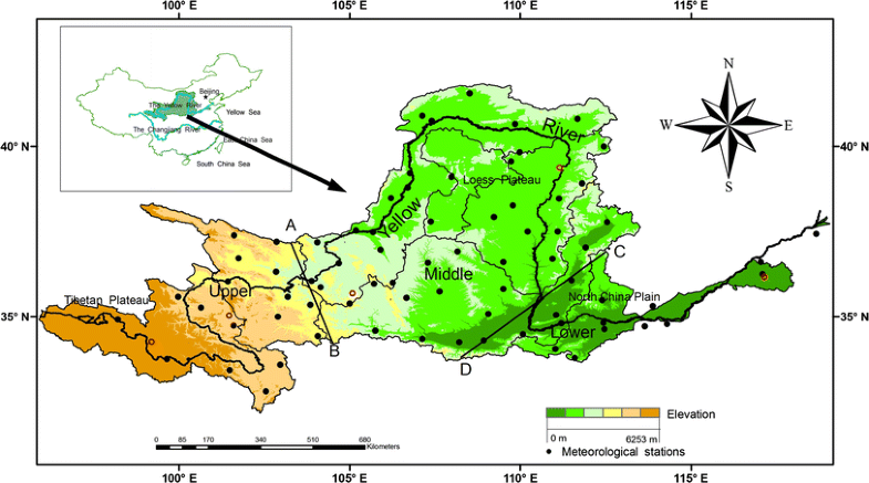 Changes in daily temperature and precipitation extremes in the Yellow ...