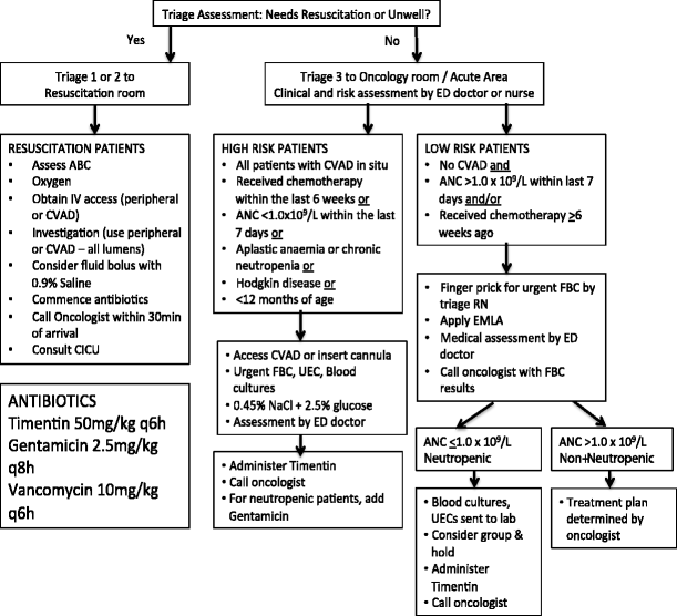 Management of fever and neutropenia in children with cancer | SpringerLink