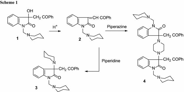 Synthesis and antioxidant activity of 2-indolinone bis(Mannich bases ...