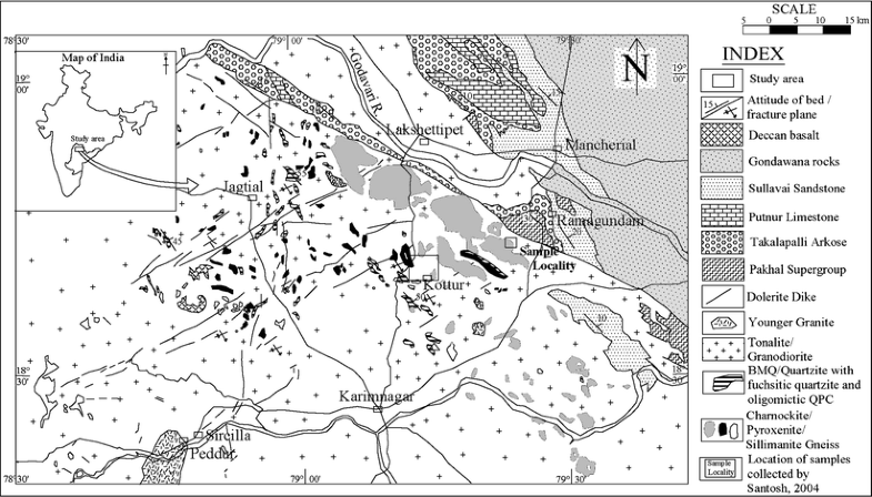 U–Cr-rich high Mg-Al granulites from Karimnagar Granulite Belt, India ...