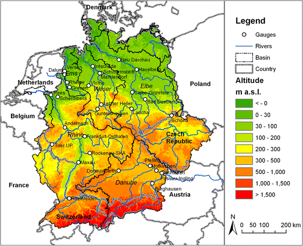 Projections of climate change impacts on floods and droughts in Germany ...