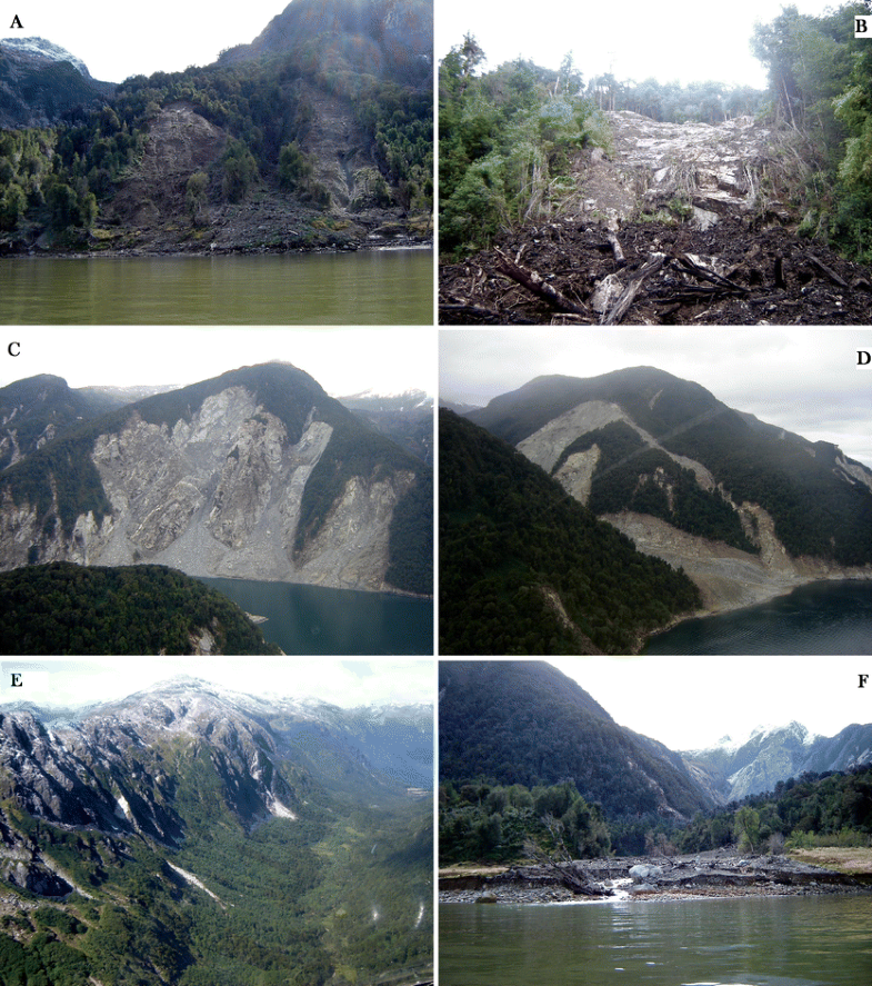 Landslides induced by the April 2007 Aysén Fjord earthquake, Chilean ...