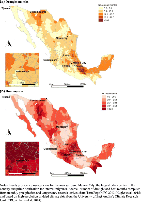Climate shocks and rural-urban migration in Mexico: exploring ...