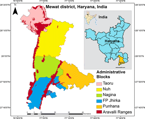 Spatial analysis of soil resources in the Mewat district in the ...
