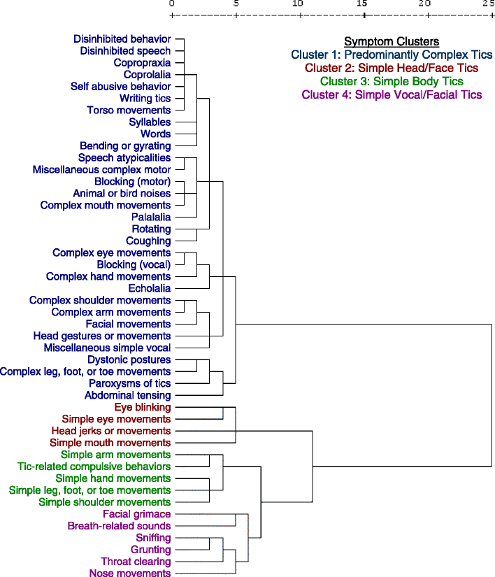 Cluster Analysis of the Yale Global Tic Severity Scale (YGTSS): Symptom ...