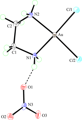 Crystal and Molecular Structure of Dichloro(ethylenediamine)gold(III ...