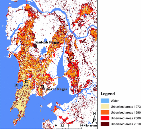 The physical face of slums: a structural comparison of slums in Mumbai ...