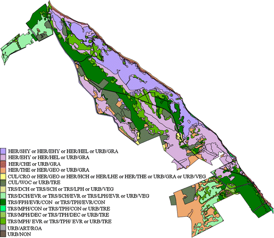 Expert knowledge for translating land cover/use maps to General Habitat ...