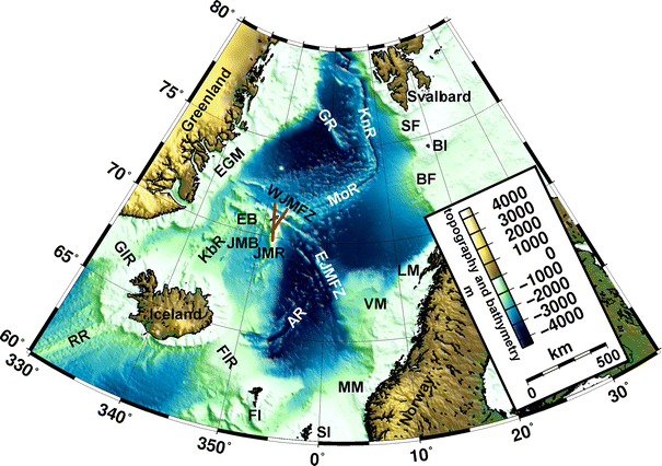 The northern boundary of the Jan Mayen microcontinent, North Atlantic ...