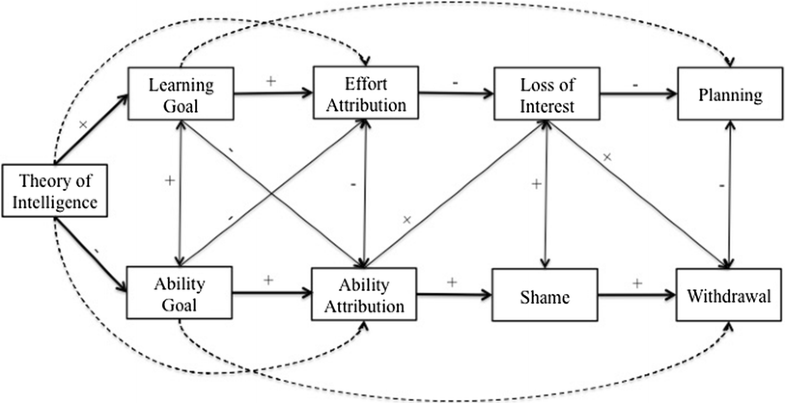 Mediation models of implicit theories and achievement goals predict ...