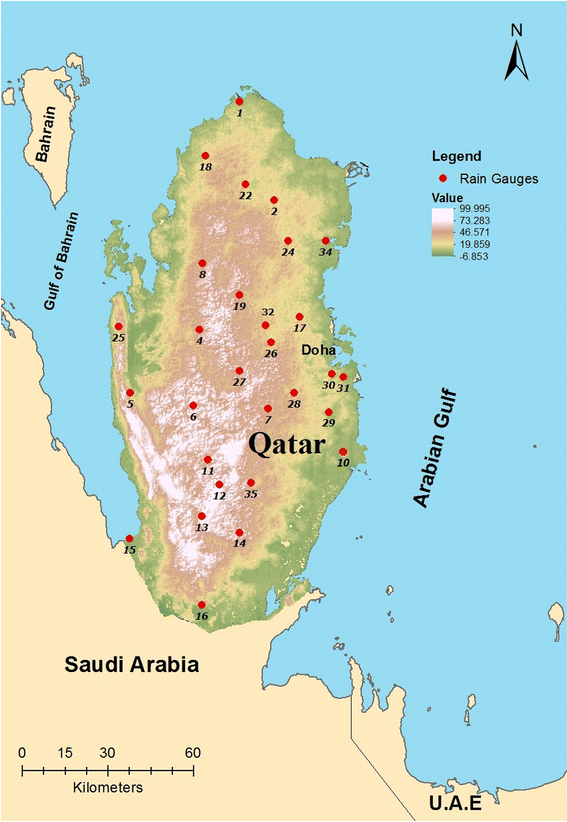 Rainfall in Qatar: Is it changing? | SpringerLink