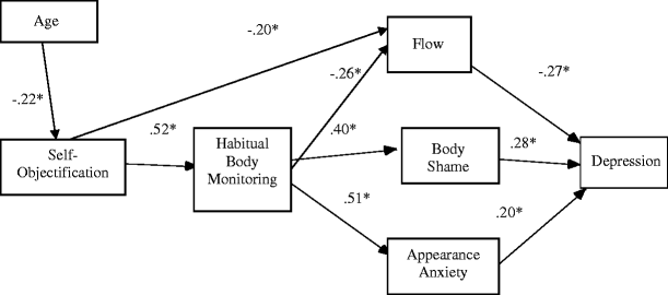 The Role of Self-objectification in Women’s Depression: A Test of ...