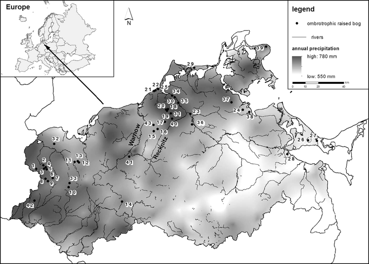 Development of ombrotrophic raised bogs in North-east Germany 17 years ...