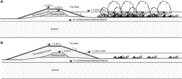 Dyke design, floodplain restoration and mangrove co-management as parts ...
