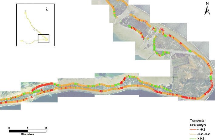 Historical area and shoreline change of reef islands around Tarawa ...