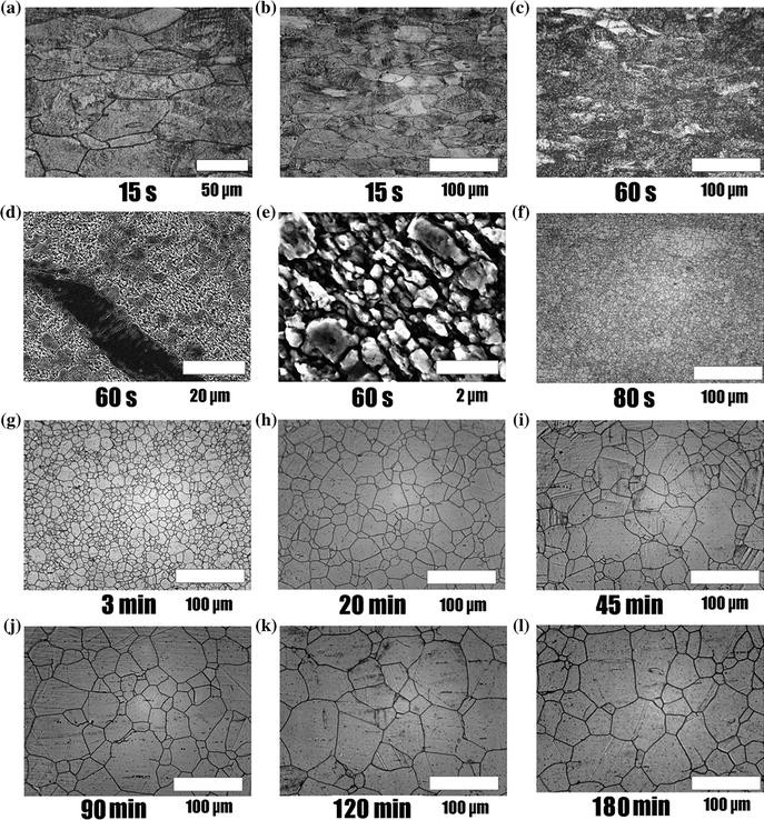 Microstructural Evolutions During Annealing of Plastically Deformed ...