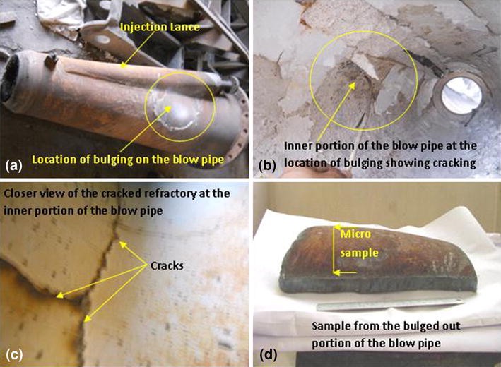 Investigation on Bulging of Blow Pipe in a Blast Furnace | SpringerLink