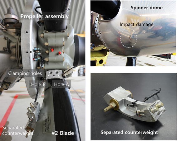 Failure Investigation of Counterweight Separation from Aircraft ...