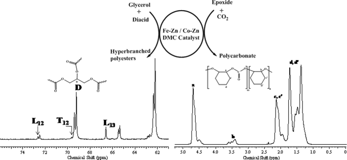 Solid, double-metal cyanide catalysts for synthesis of hyperbranched ...