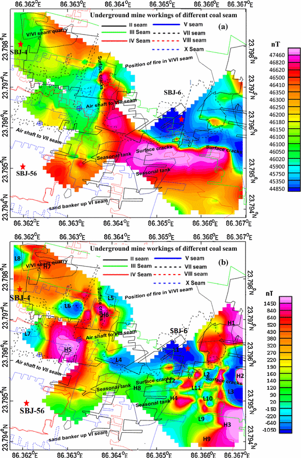 Downward continuation and tilt derivative of magnetic data for ...