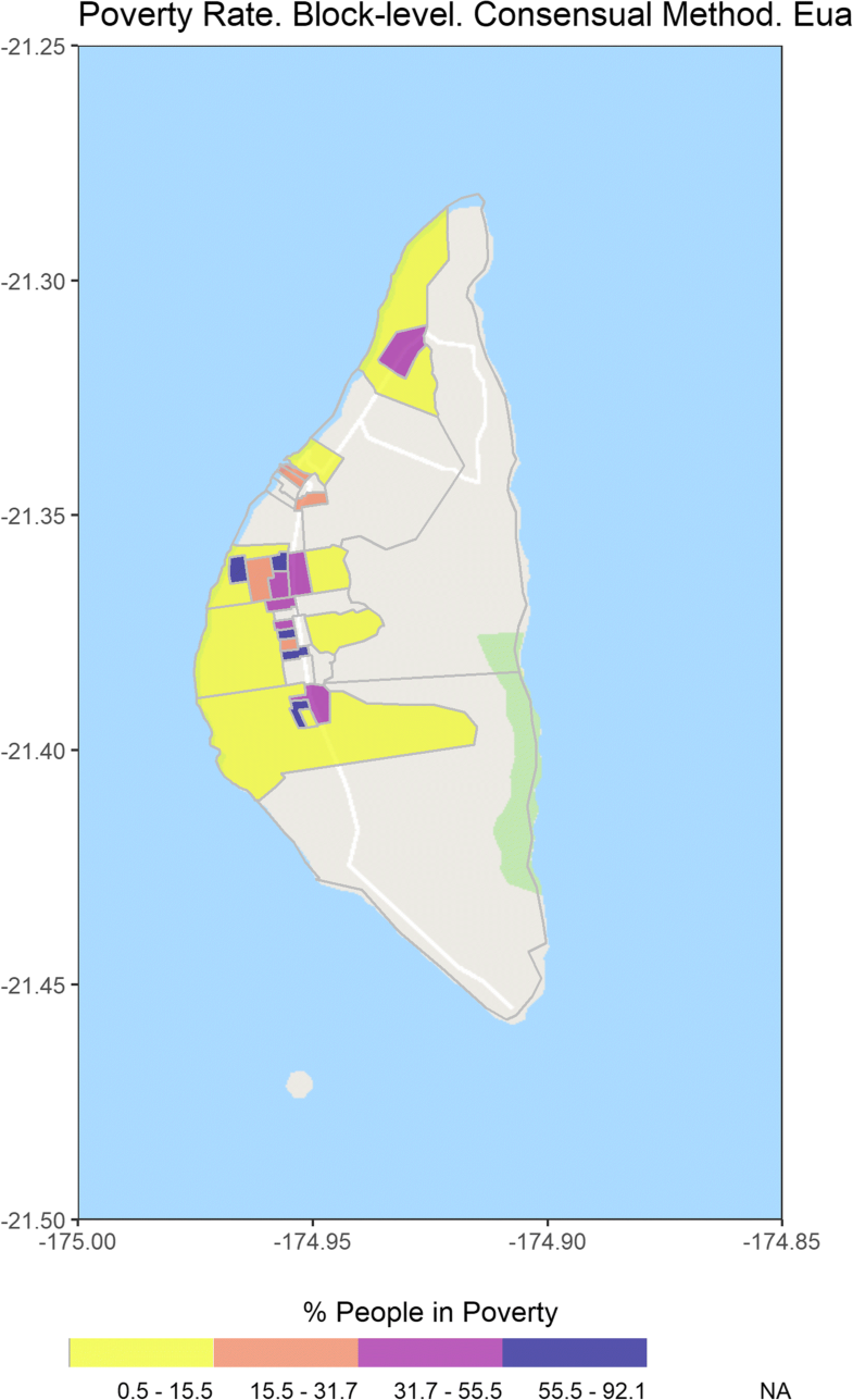 Small-Area Multidimensional Poverty Estimates for Tonga 2016: Drawn ...