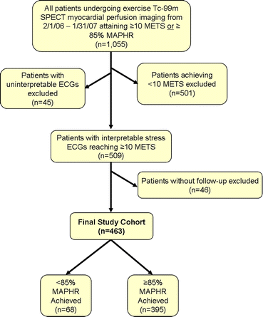 Prognosis in patients achieving ≥10 METS on exercise stress testing ...