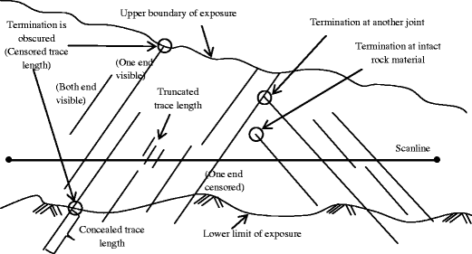 Estimation of joint trace length probability distribution function in ...