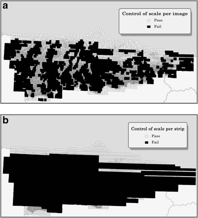 Analysis of the ground sample distance on large photogrammetric surveys ...