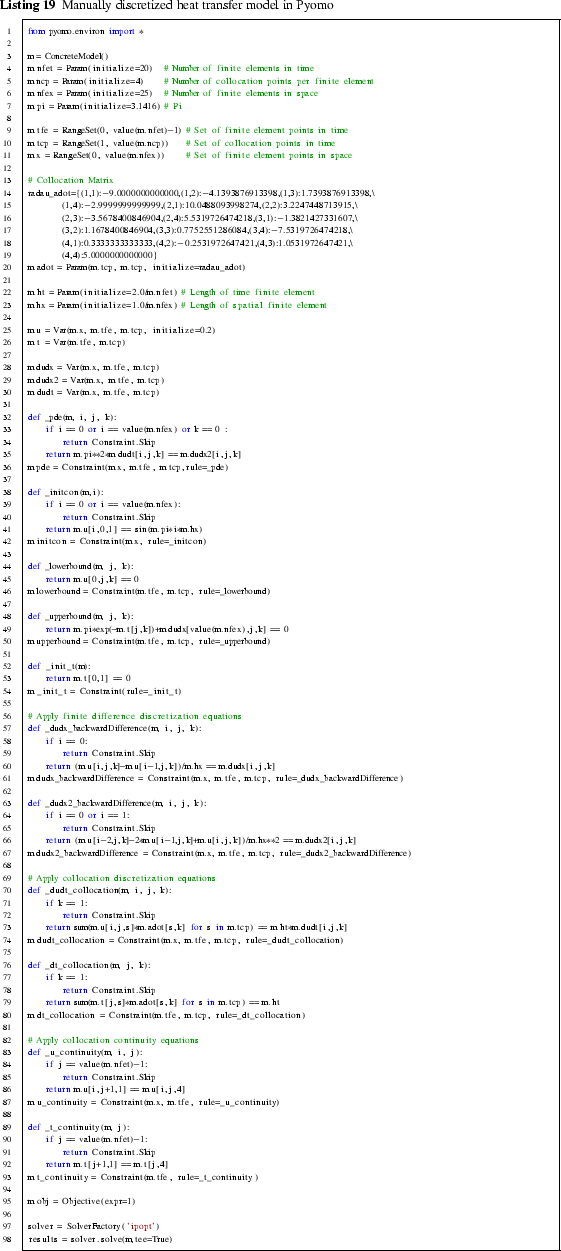 pyomo.dae: a modeling and automatic discretization framework for ...