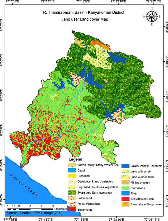 Morphometric analysis of the River Thamirabarani sub-basin in ...