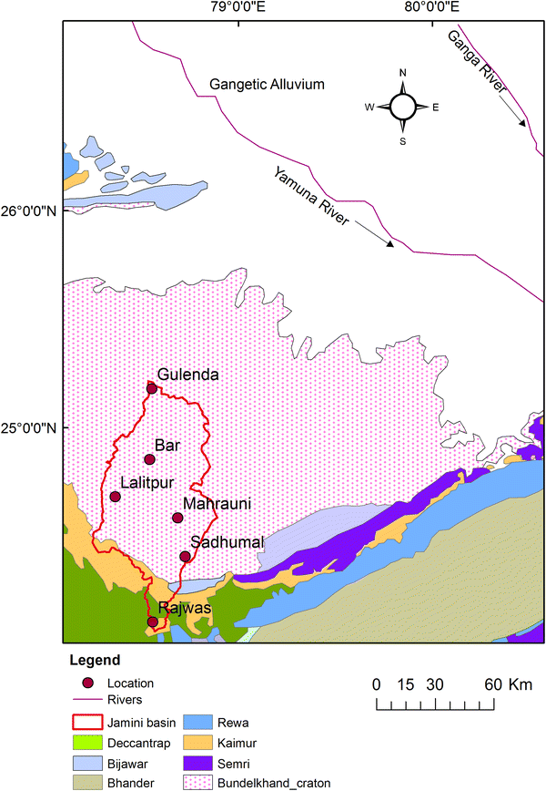 Morphotectonics of the Jamini River basin, Bundelkhand Craton, Central ...