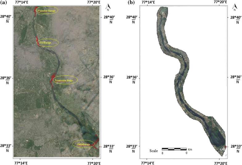 Pollution mapping of Yamuna River segment passing through Delhi using ...