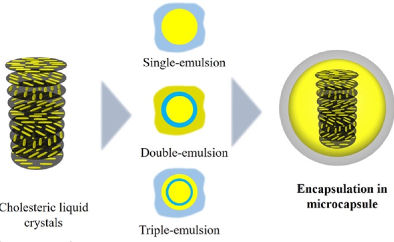 Controlled Encapsulation of Cholesteric Liquid Crystals Using Emulsion ...