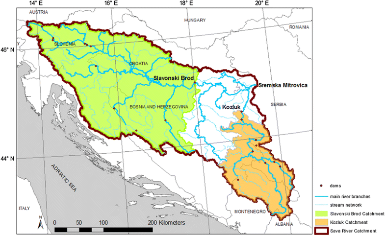 Hydroclimatic changes and drivers in the Sava River Catchment and ...