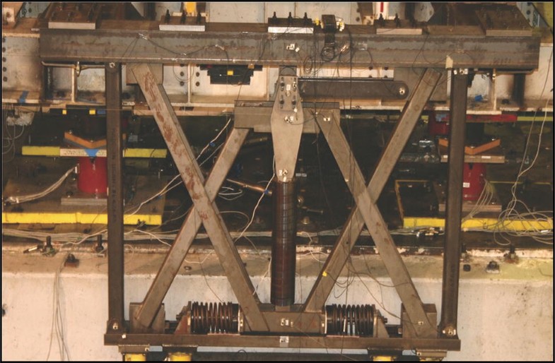 Optimization of seismic response of steel structure using negative ...