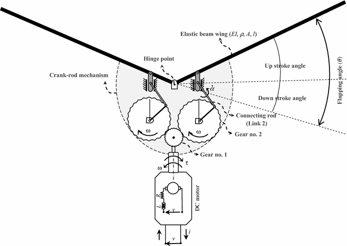 Multi-body simulation of a flapping-wing robot using an efficient dynamical model | SpringerLink