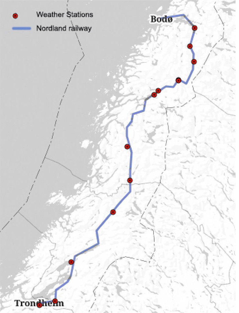 Investigating the effect of weather on punctuality of Norwegian ...