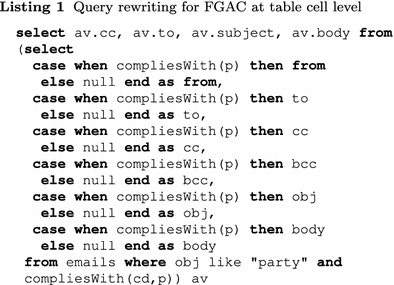 Fine-Grained Access Control Within NoSQL Document-Oriented Datastores | SpringerLink