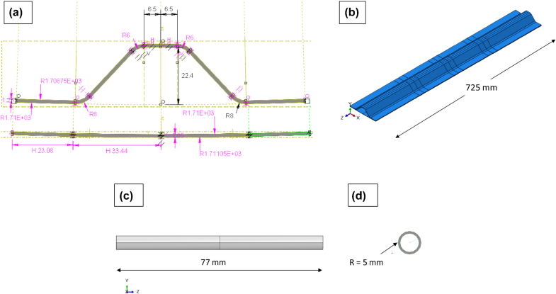 Experimental and numerical study of composite omega stringer–skin ...