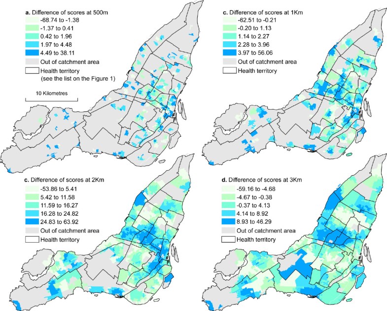Optimizing the two-step floating catchment area method for measuring ...