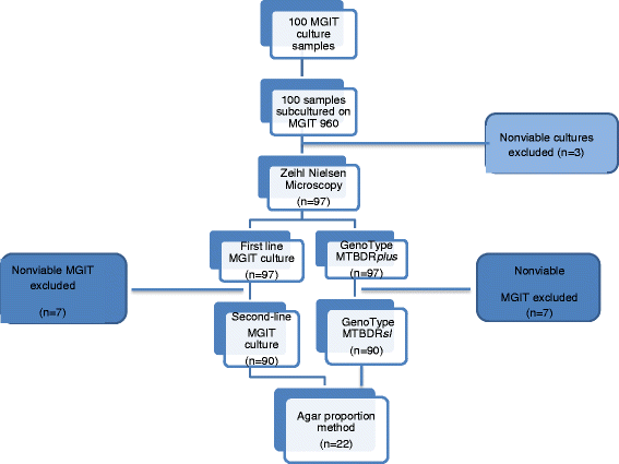 Comparison of line probe assay to BACTEC MGIT 960 system for ...
