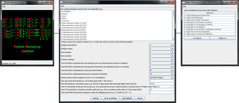 PMA: Protein Microarray Analyser, a user-friendly tool for data processing and normalization ...