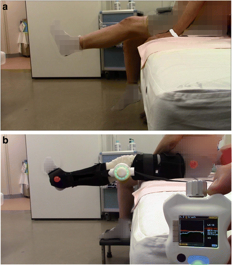 Robotic device-assisted knee extension training during the early ...