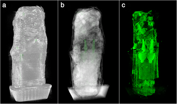 X-ray tomography of a soil block: a useful tool for the restoration of ...