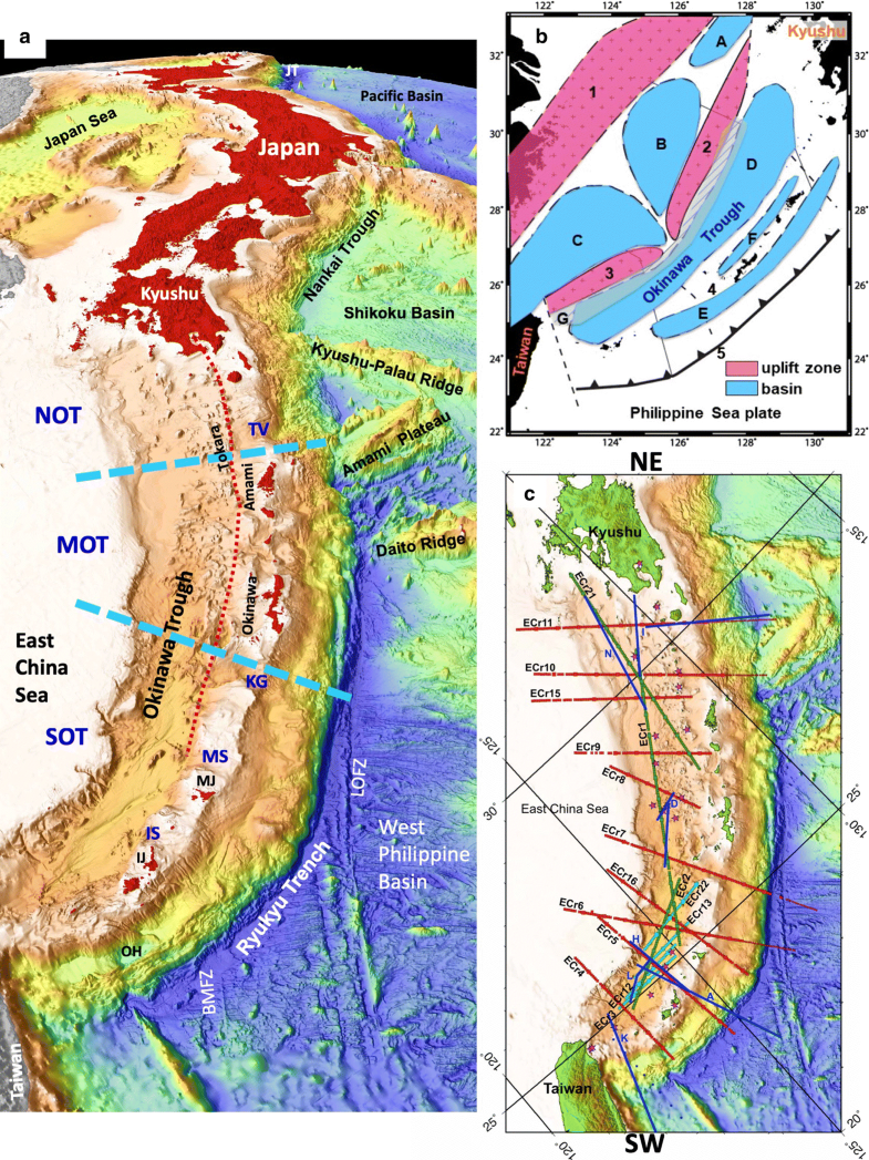 Seismic structure of rifting in the Okinawa Trough, an active backarc ...