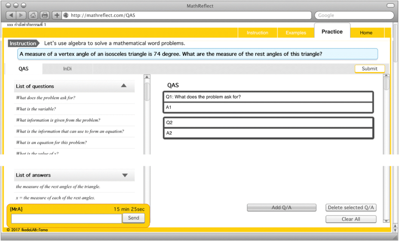 Computer-Supported Meta-reflective Learning Model via mathematical word problem learning for ...
