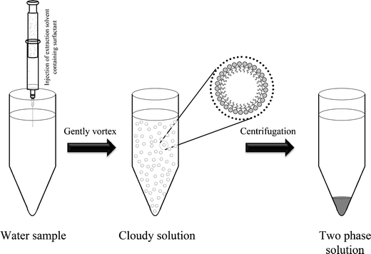 Dispersive liquid–liquid microextraction using a surfactant as ...